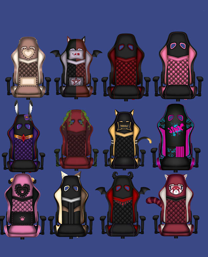 Do custom vtuber chairs by Thejawahunterr | Fiverr