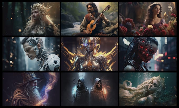 Create high quality custom ai art using midjourney by Austin_ai | Fiverr