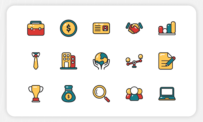 Create custom icon set with svg, png, and vector files by Rajuitsnata ...