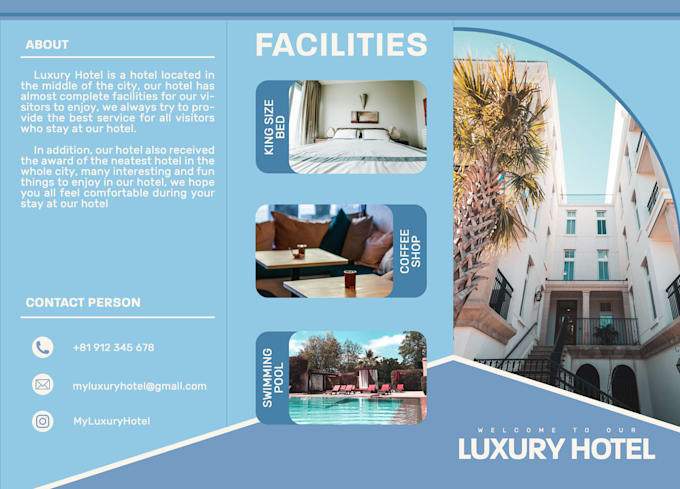 Design attractive pamphlet brochure by Jitiart | Fiverr