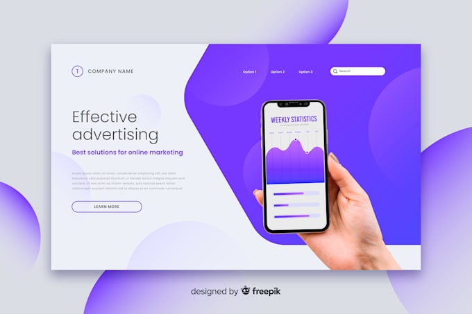 Design modern html landing page by Saeedo7 | Fiverr