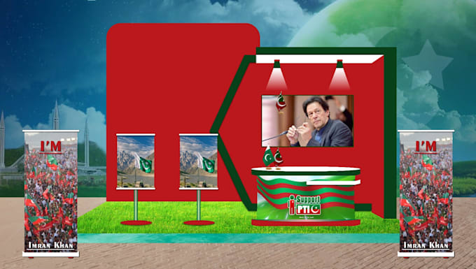 Design a creative trade show booth, backdrop, or billboard by ...