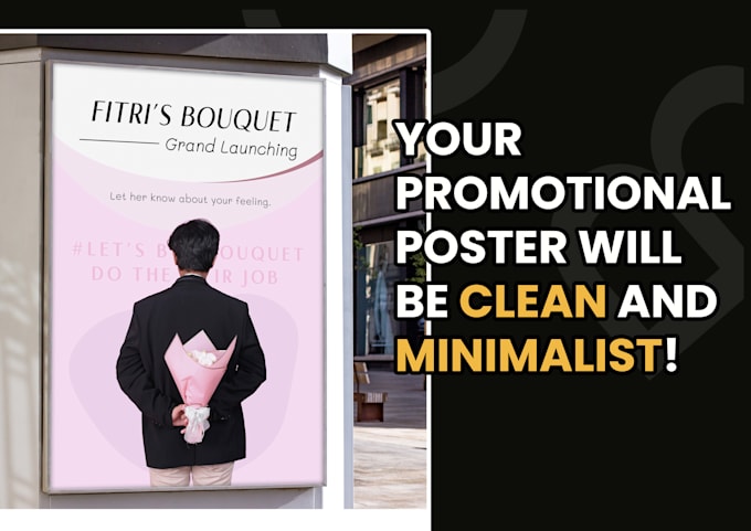 Design your creative promotional poster for you by Bcd_works | Fiverr