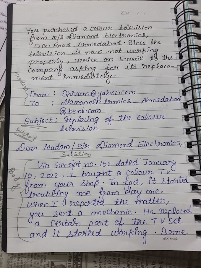 Write your assignment with my beautiful handwriting by Logicpirlogic ...