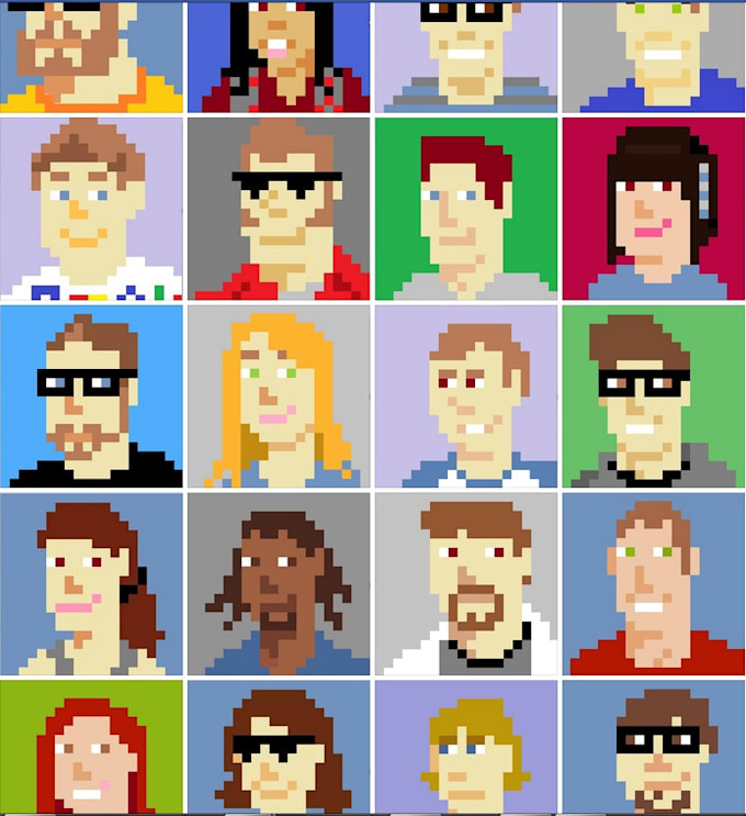 Paint a true 8bit style profile picture by Kennstan | Fiverr