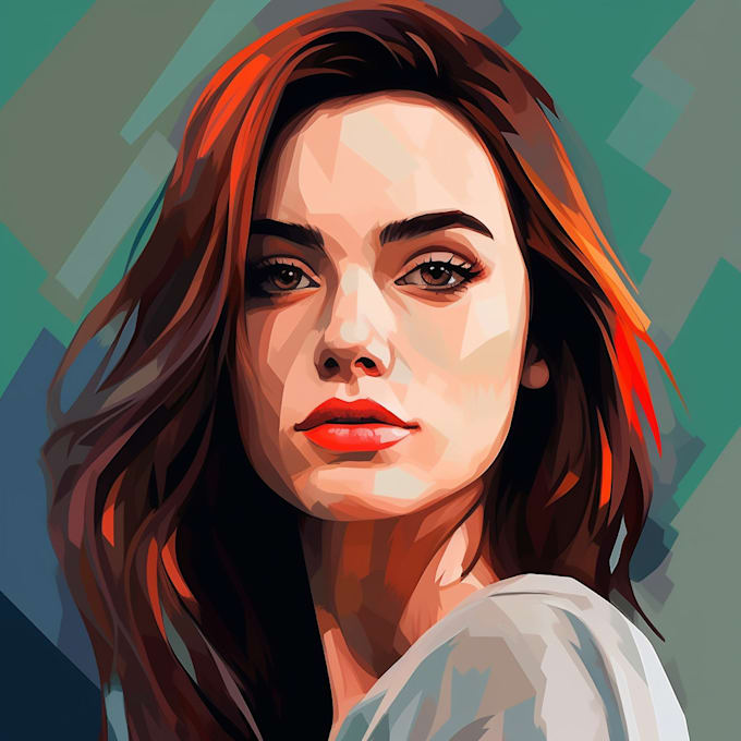 Make high quality vector portraits by Leximclaughlin | Fiverr