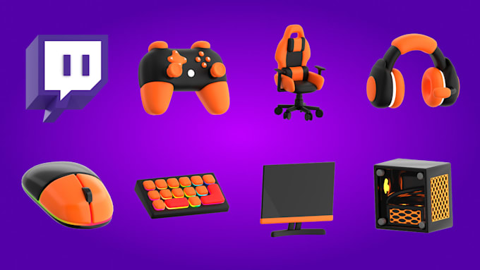 Create custom high quality 3d icons for you by Anish_bhatia | Fiverr