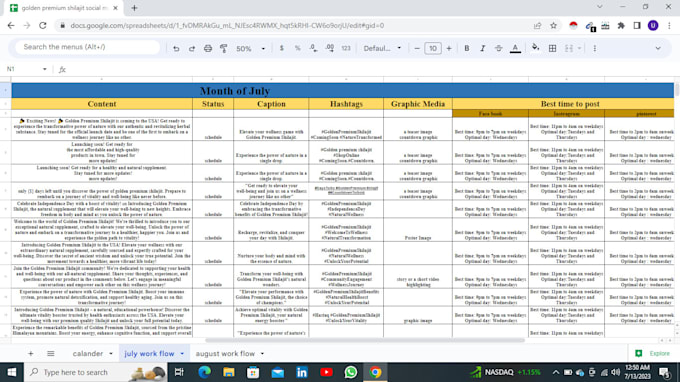 Holistic content calendar strategy for maximum impact by Uroobakiran ...