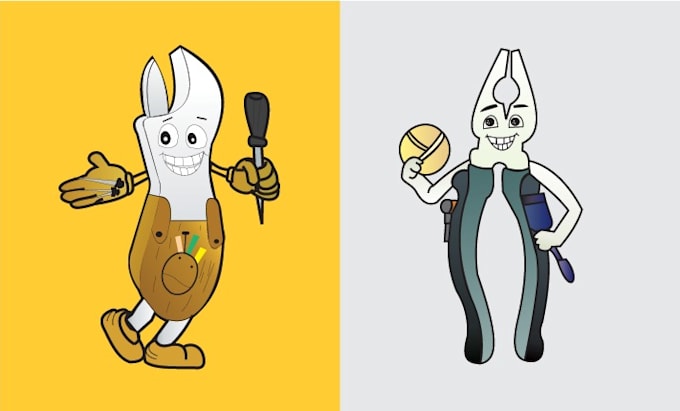 Design a creative mascot, cartoon business logo character by Mr ...
