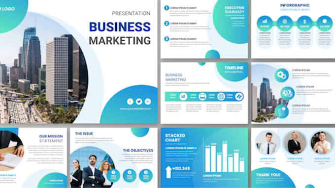 Design business and brochure slides with powerpoint by Digiinsta | Fiverr