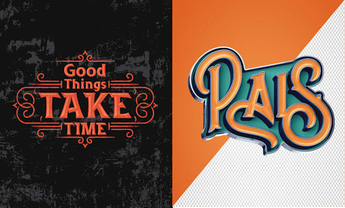 Design a 3d 70s vintage retro typography logo and t shirt with super ...