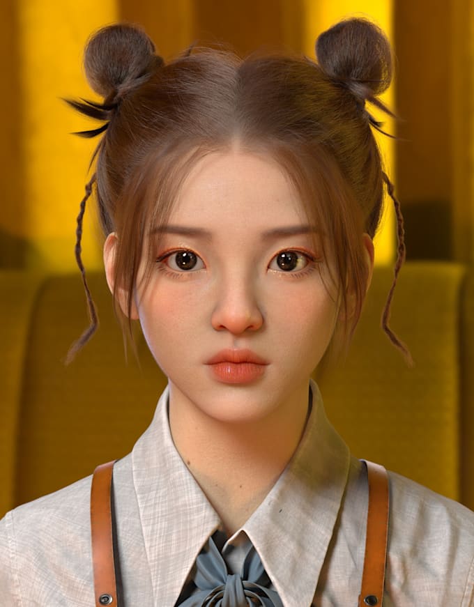 Create 3d Realistic Character In Blender Maya Or Metahuman For Film Or Game By Theordarwin