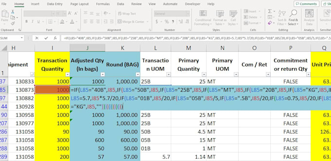 Do excel assignment and fix excel formula by Bookkeeping_ez | Fiverr
