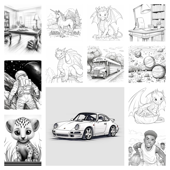 Provide 71000 plus coloring pages for esty and kdp by Dante968 | Fiverr