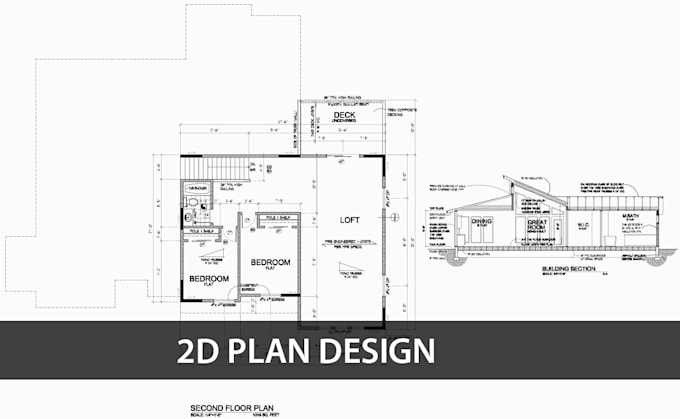 Create 2d floor plan, autocad drawings, pdf to autocad and photoshop render