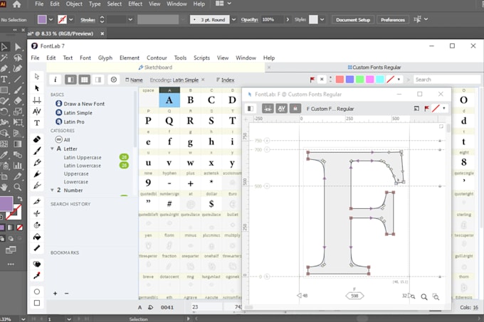 Create custom font design to use it for your purpose by Onlinemasud420 | Fiverr