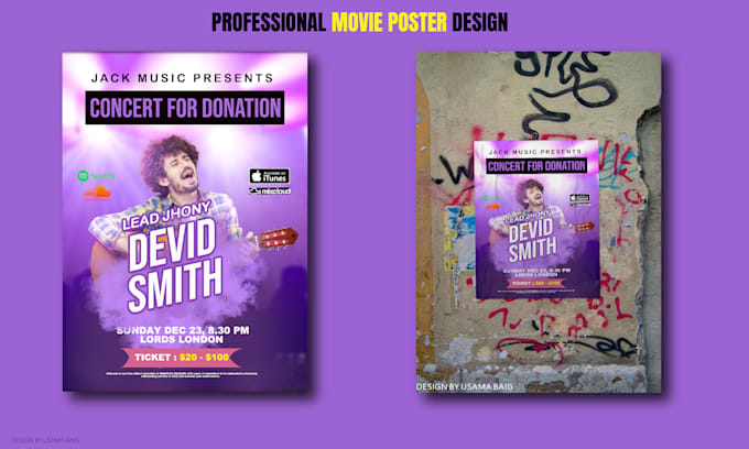 Design professional movie poster, film poster, game poster by ...