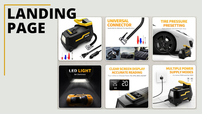 Do landing pages, website design, brand vi, posters, menus, flyers by ...