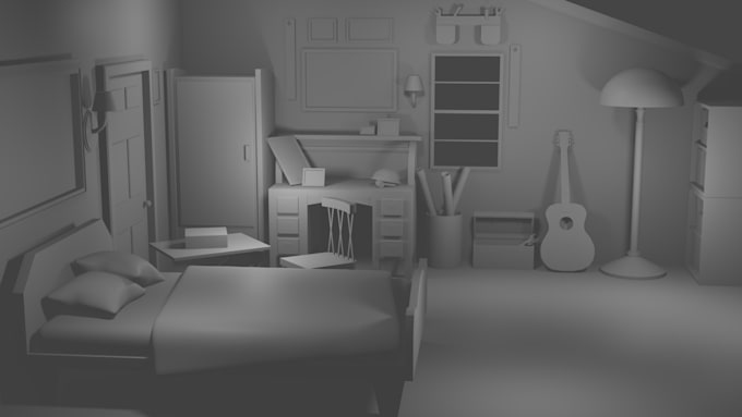 3d models in blender texturing in substance painter by Phormath | Fiverr