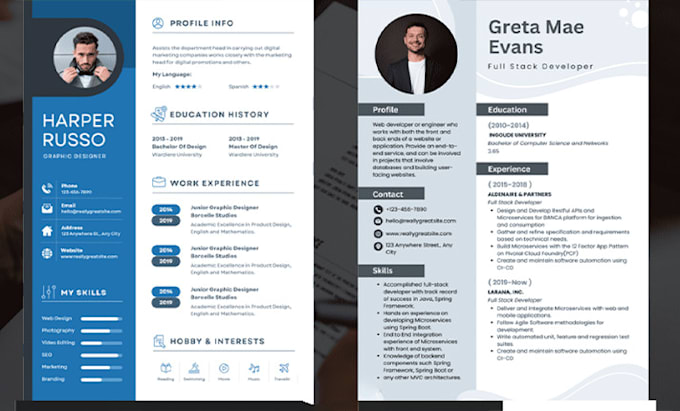 A professional cv that showcases your potential by Yousefouda | Fiverr