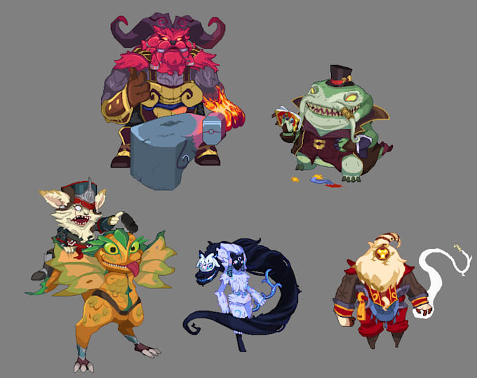 Creature sprites for you by Nolo_pasaro | Fiverr