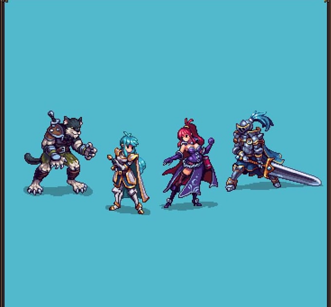 Design assets and sprites for pixel art video games 3d game art props ...