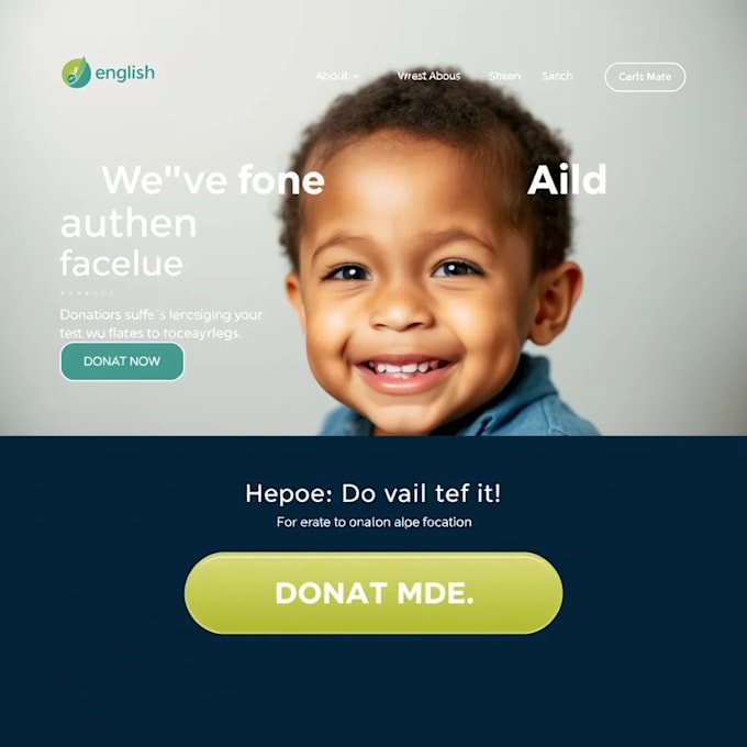 Design a sleek website for your non profit with a secure donation ...