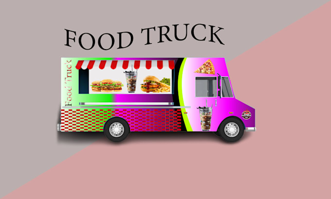 3d design and render food truck,food container,van,stall,stand,booth ...