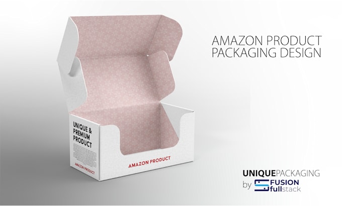 Do amazon product box packaging and label design for you by ...