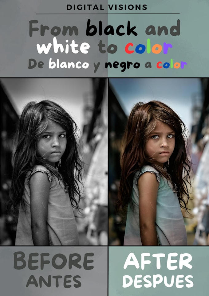 Change your black and white image to color by Javier_rojas_ | Fiverr