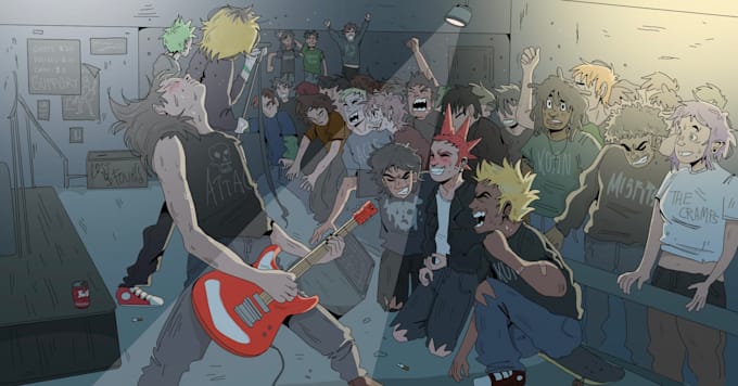 Illustration graphic design comic book art cover art by Bea_varela | Fiverr