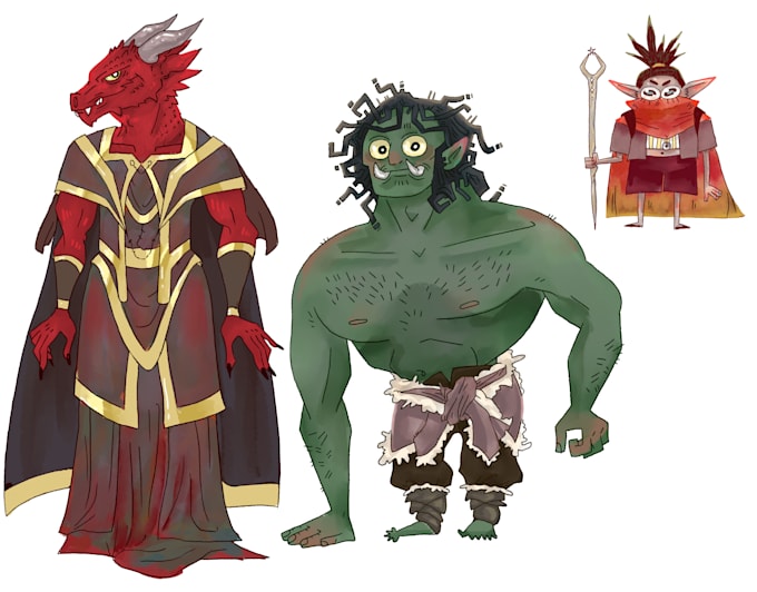Draw your ttrpg character by Martsmooth | Fiverr