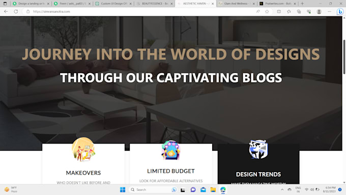 Design or redesign wordpress websites by Ashi__pal03 | Fiverr