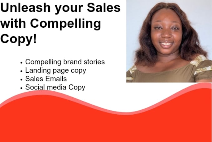 Unleash your sales potential with compelling copy by Api2001 | Fiverr Unleash your sales potential with compelling copy by Api2001 | Fiverr