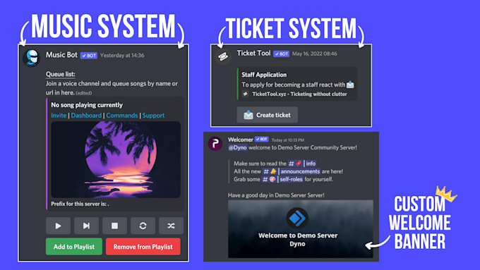 Setup your discord server by adding bots and roles an more by Qsw_12 ... Setup your discord server by adding bots and roles an more by Qsw_12 ...