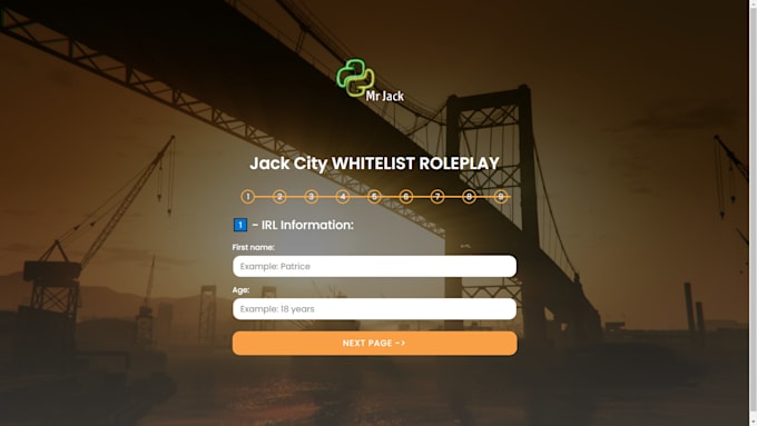 Create your own fivem websites by Achrafgaming667 | Fiverr