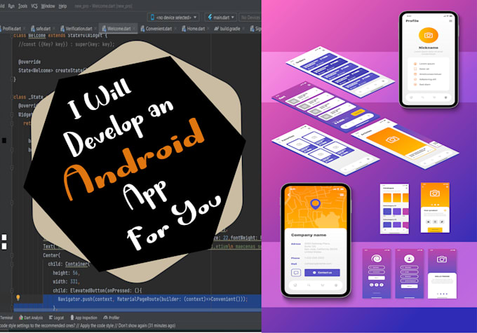 Be your android app developer, and ios platform flutter expert by ...