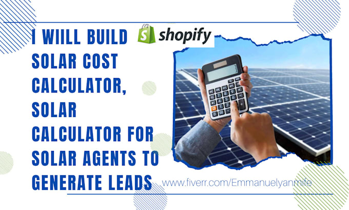 Build solar cost calculator, solar calculator for solar agents to ...