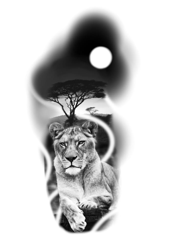 Create your idea into a fully customized tattoo design by Basarik23 ...