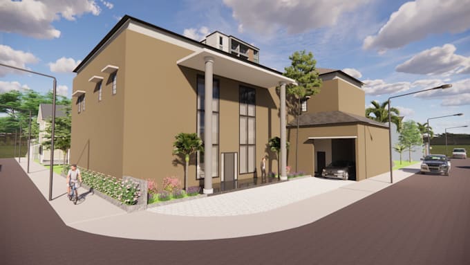 Create 3d modeling and 3d rendering for exterior, and interior design by Syahrull_19 | Fiverr