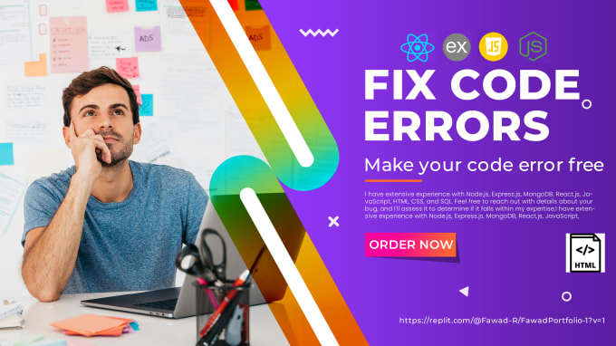 Fix Bugs In Nodejs Expressjs Mongodb Reactjs Javascript Html Css By Fawadc Fiverr