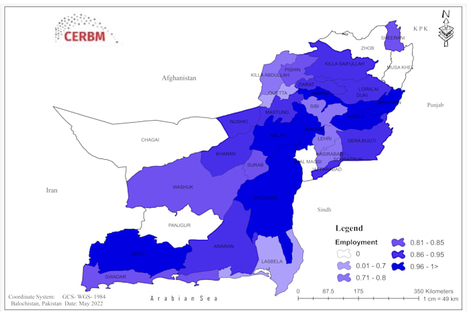 Do gis mapping, cartography, rs data analysis, r studio by Salman_reki | Fiverr