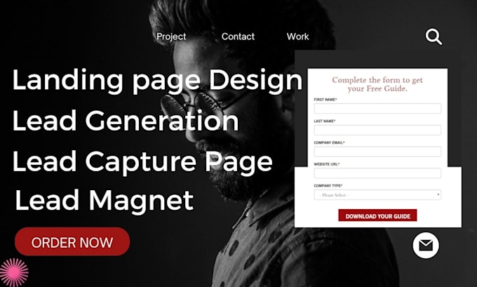 Do landing page design, lead capture page, lead magnet, lead generation ...
