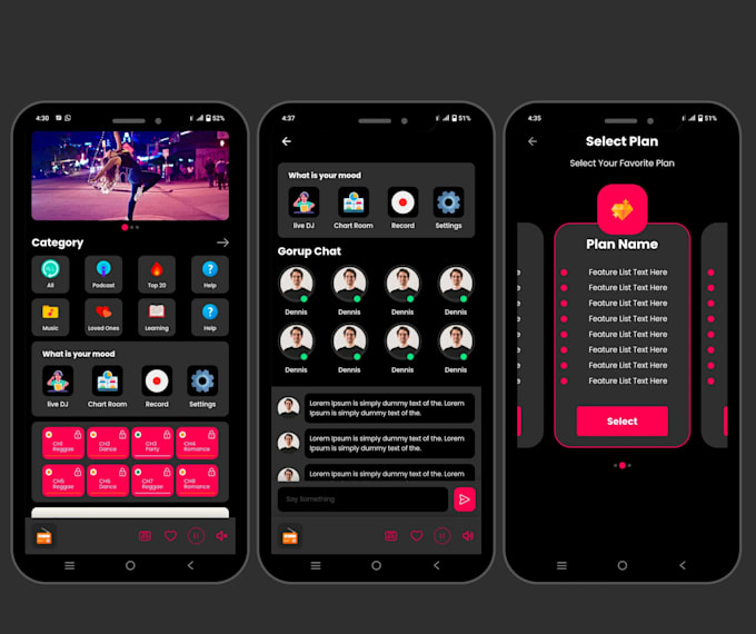 Do flutter ui figma to flutter for android , ios and web front end design by Ch_zain123 | Fiverr