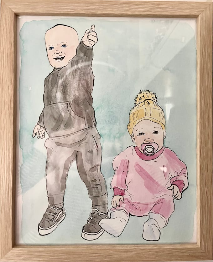 Make illustrations and portraits by Freya_bee_is_me | Fiverr