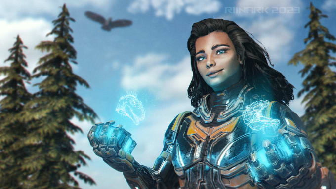 Create personalized 3d ark thumbnails and art by Riinart | Fiverr