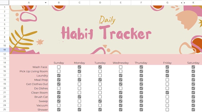 Design a comprehensive and user friendly spreadsheet by Leahmanciniross ...