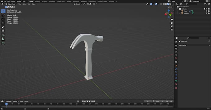 Create a simple 3d model using blender by Heragon_thedev | Fiverr