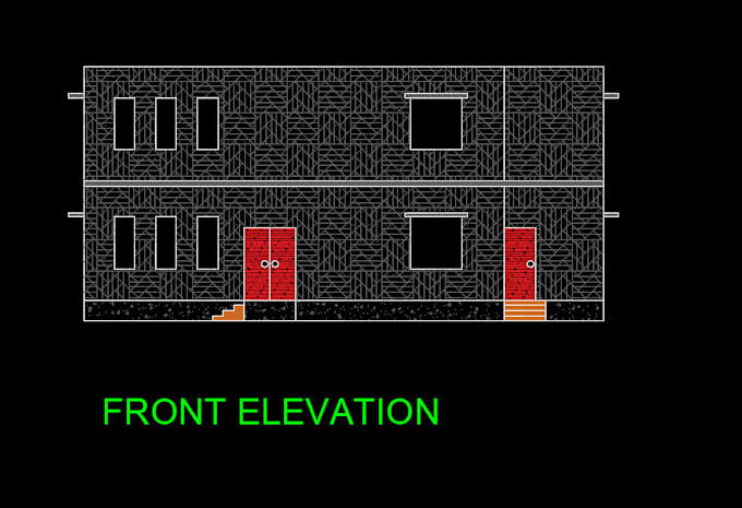 House plan elevation isometric by Mursalinyasin | Fiverr