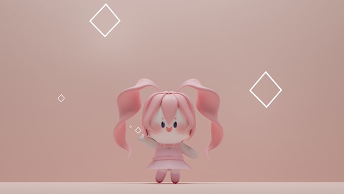 Create 3d chibi illustrations custom artwork by Bee123453 | Fiverr